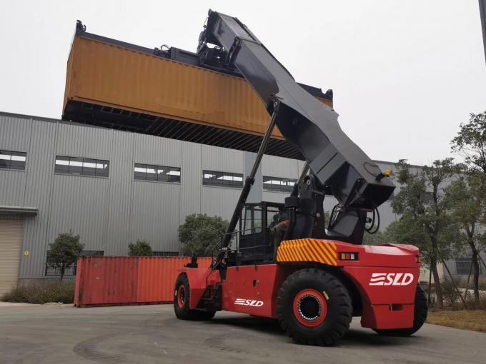 Terminal Yard Stacking Container Reach Stacker 45tons