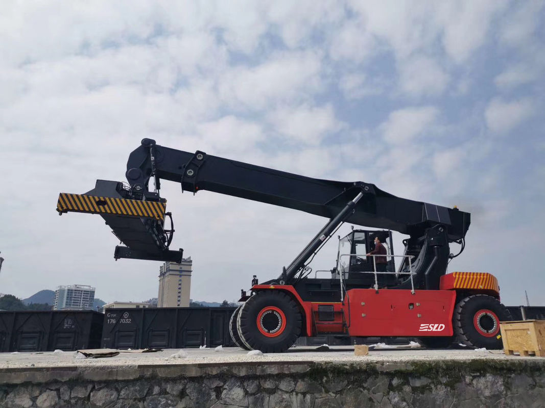 Container Reach Stacker with CUMMINS QSM11-330 Engine New Kessler L102 ...